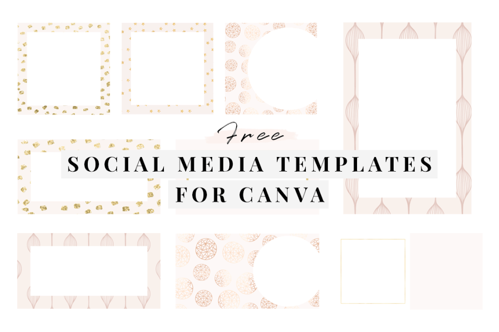 How To Create Custom Social Media Templates + FREE Social Media Pack ...